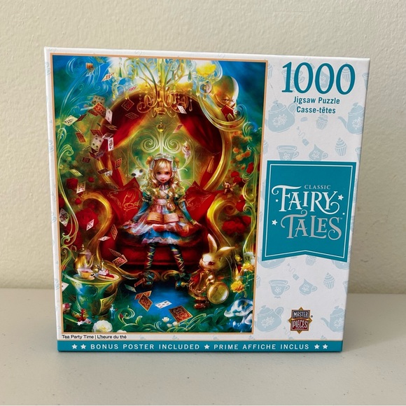 Master Pieces | Toys | Alice In Wonderland Jigsaw Puzzle Tea Party Time ...